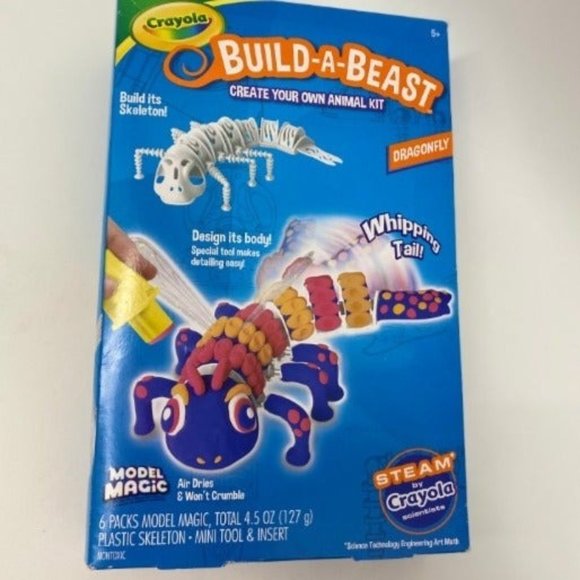 Crayola | Toys | Crayola Build A Beast Dragonfly Art Kit | Poshmark